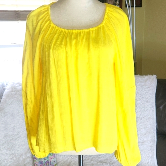 INC International Concepts | Tops | Yellow Flowy Top | Poshmark